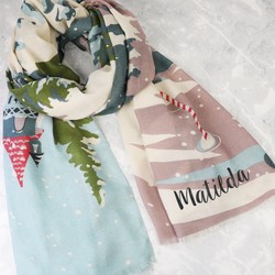 Personalised Scarves | Printed Fashion Scarf | Lisa Angel